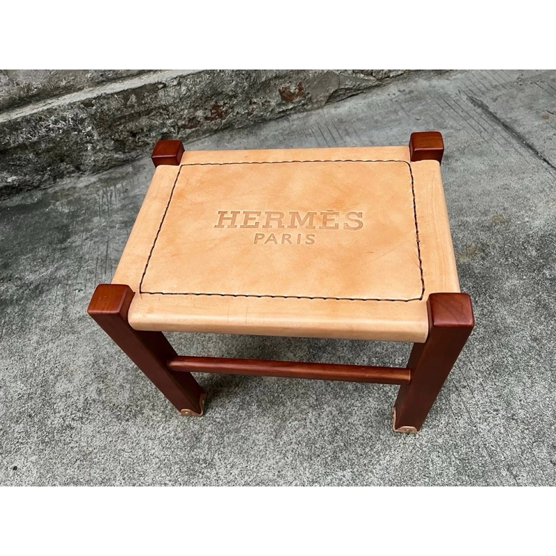 UPGRADE VERSION Hermees high end small stool solid wood small bench ...