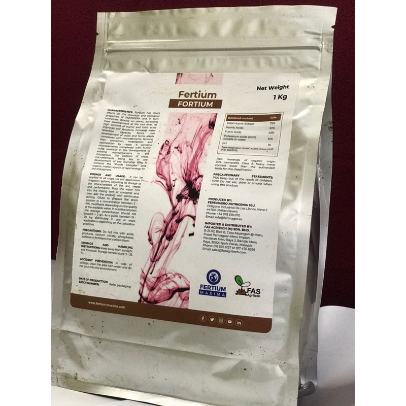 Fertium fortium fluvic and humic acid (fluvicacid) 500g/1kg | Shopee ...