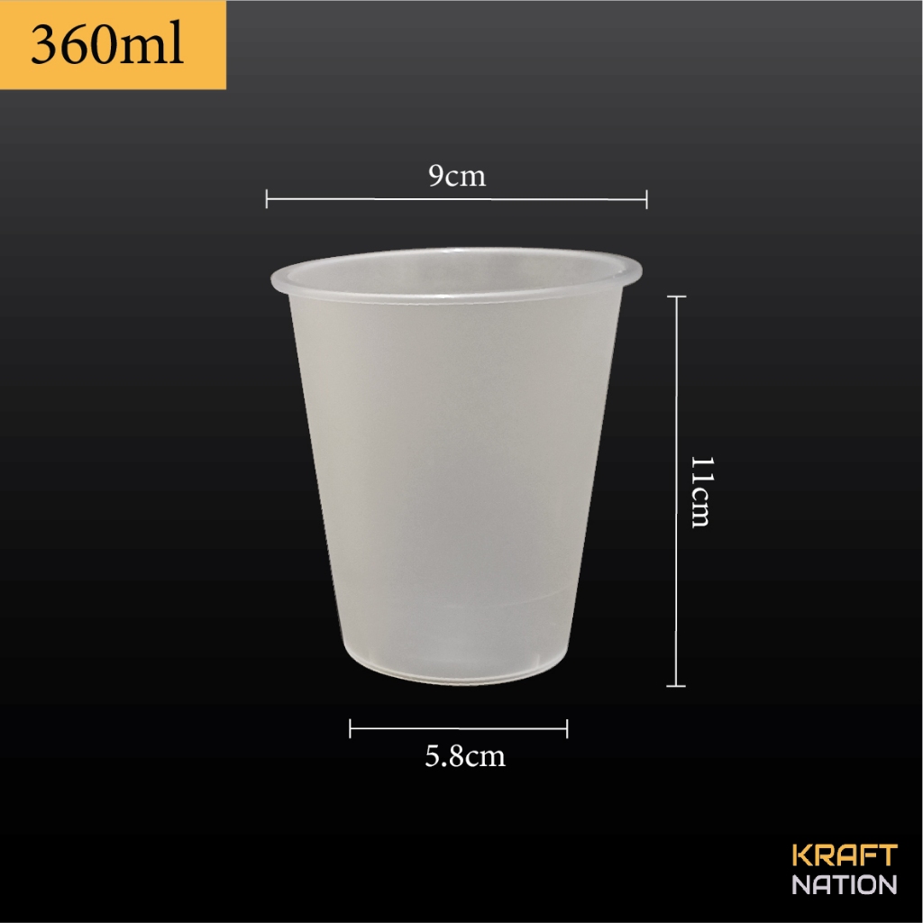 [Cheapest] 50 sets 500ml/700ml PP Clear/Matte Frost Plastic PP ...
