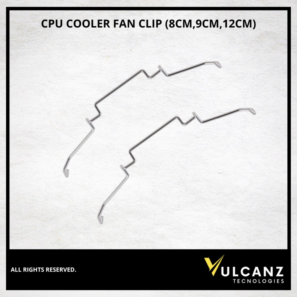 CPU FAN CLIP HOOKS FOR INSTALLATION CPU FAN FOR HEATSINK COOLER TOWER ...