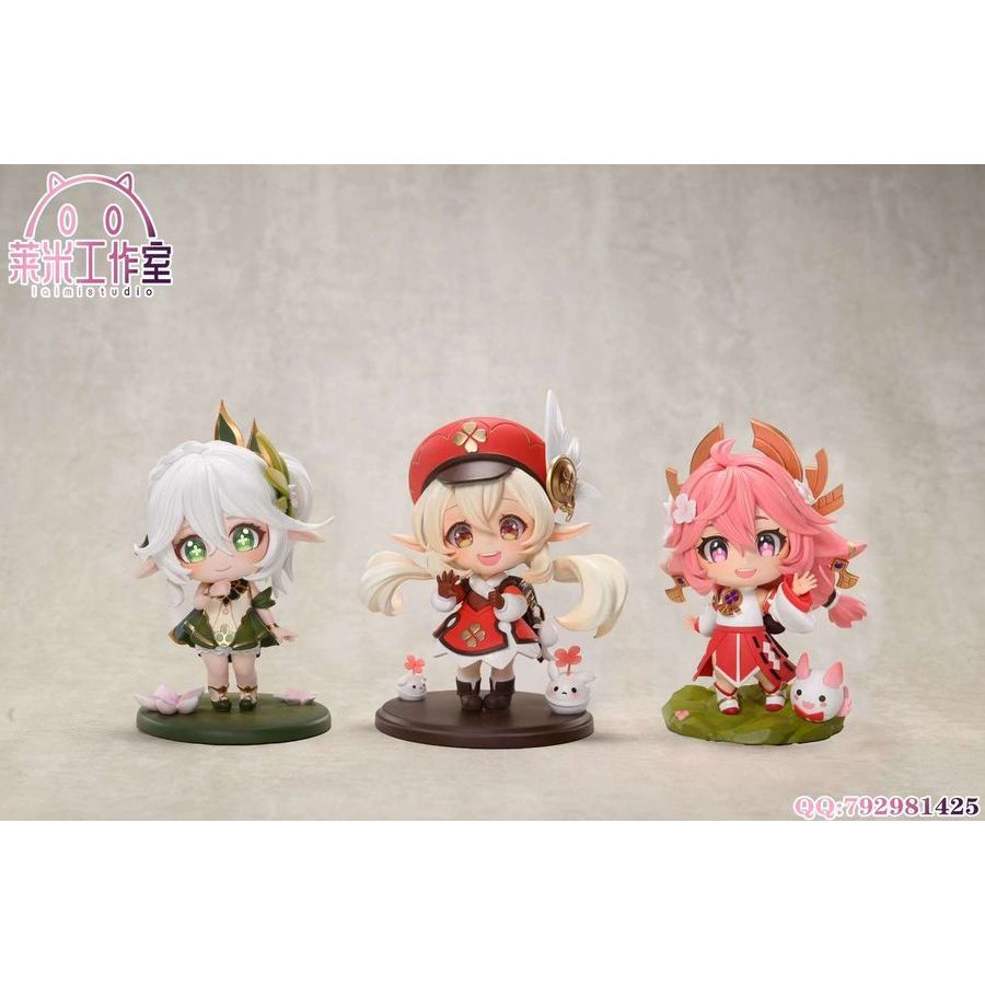 Lai Mi Studio - Nahida, Klee & Yae Miko Genshin Impact Resin Statue GK ...