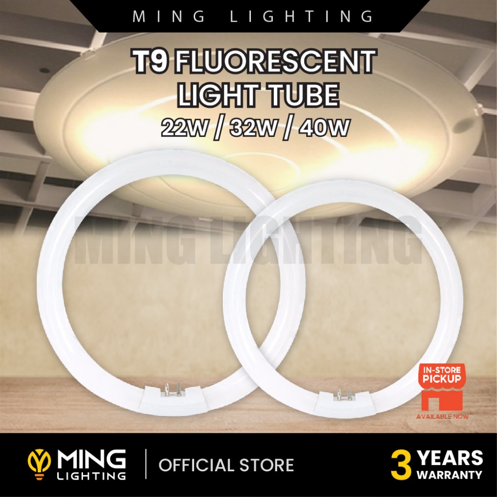 Fluorescent T9 Circular Ring Light 22W 32W 40W Tube Lights Ceiling Downlight Round Lamp Home ...