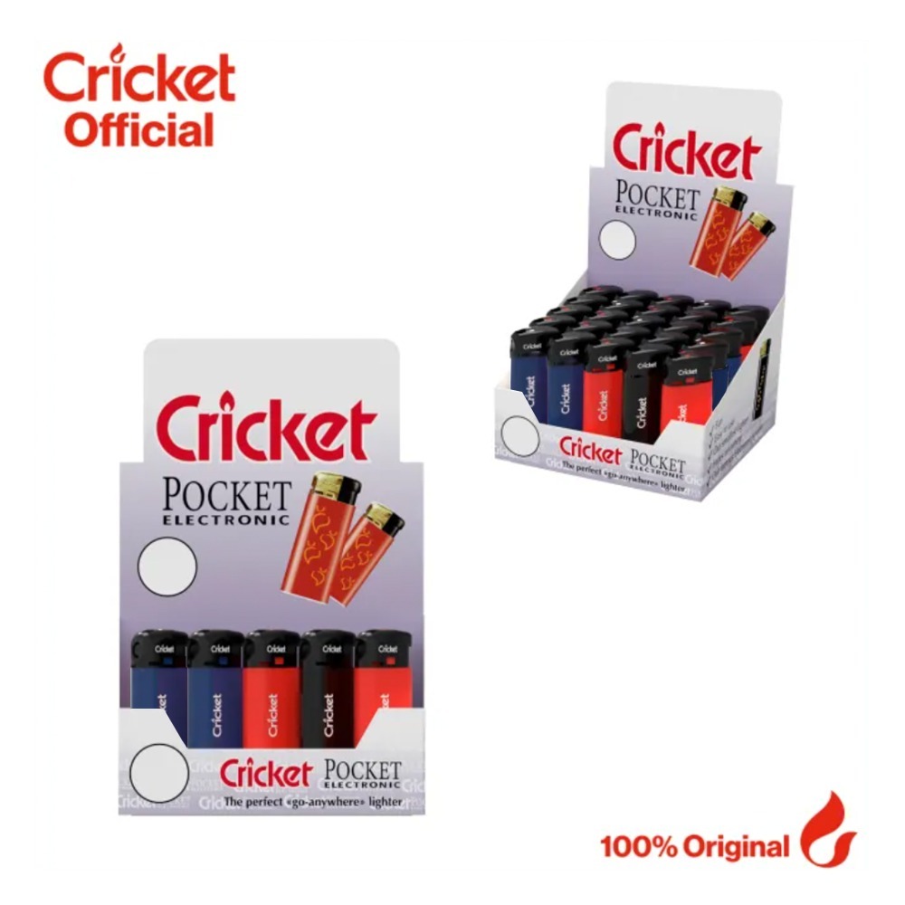 Cricket Lighters Electronic Mini Original Series (25 Pcs) | Shopee Malaysia