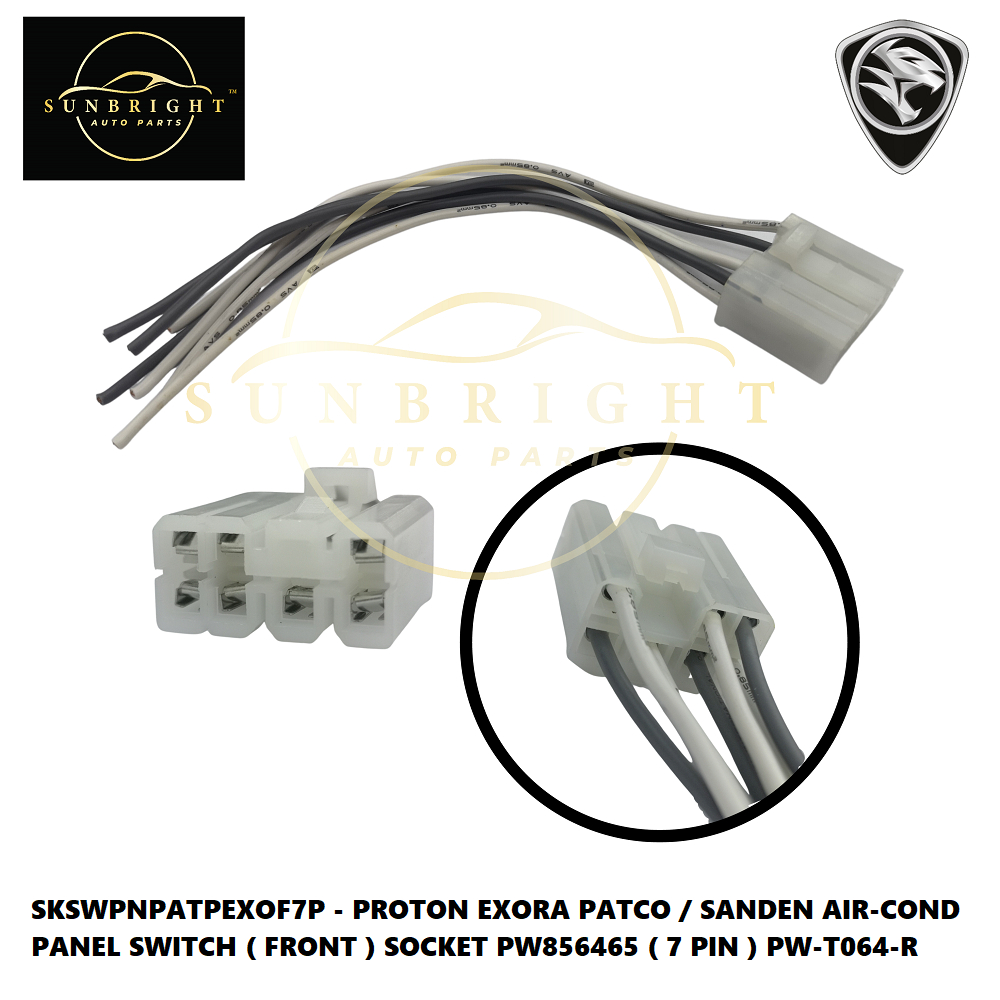 PROTON EXORA PATCO / SANDEN AIR-COND PANEL SWITCH ( FRONT ) SOCKET ...