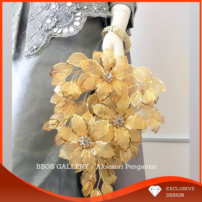 EXCLUSIVE PREMIUM BUNGA TANGAN BESI / AKSESORI TRADISIONAL PENGANTIN ...