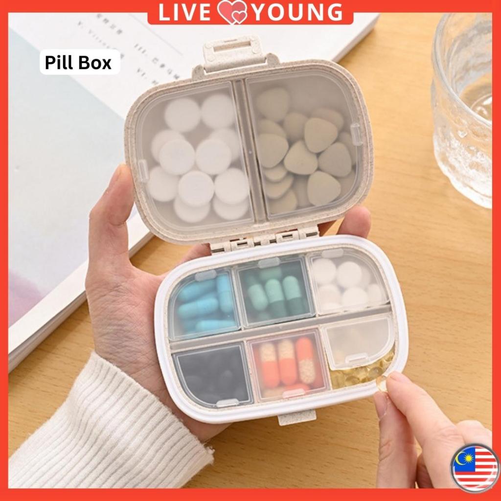 Pill Box Organizer Medicine Case Container Storage 7 Day Sealed ...