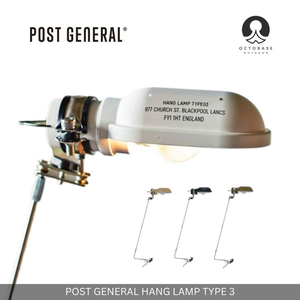 POST GENERAL - HANG LAMP TYPE 3 DETACHABLE ARM RECHARGEABLE CLIP TYPE LED DESK LAMP W REMOTE ...