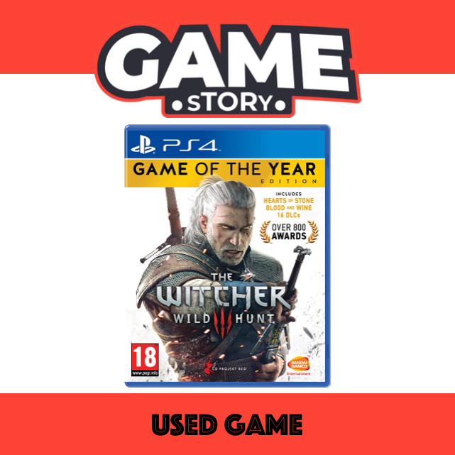 USED PS4 The Witcher 3 III Wild Hunt Complete Edition 巫师狂猎完整版 Game ...