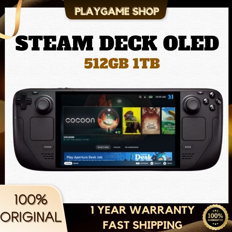 SteamDeck OLED Handheld Gaming Console 512GB/1TB 7.4 -inch | Shopee ...