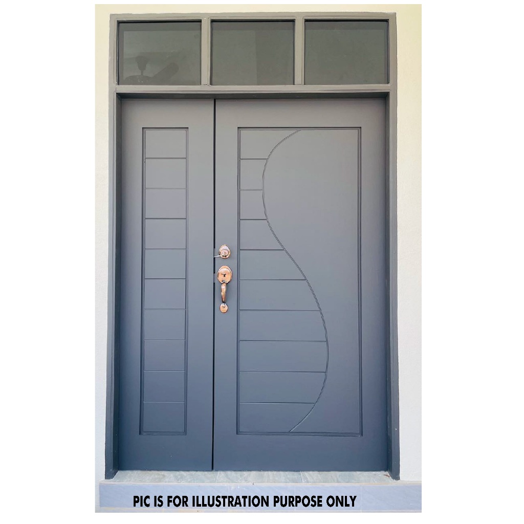 Main Door Double Pintu Kembar 2 daun Pintu Utama 48" / 52" x 83" S ...