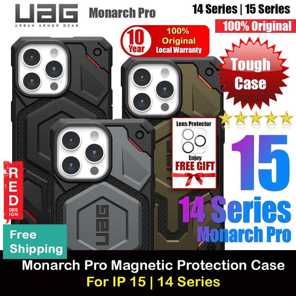UAG Monarch Pro Magnetic Compatible Drop Proof Case for iPhone 15 Pro ...