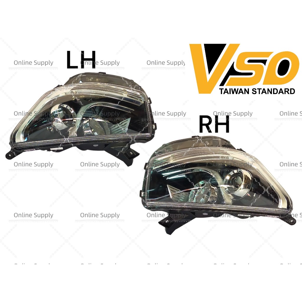 (Jaminan) Perodua Axia SE (14-16) LH/RH Head Lamp (Lampu Depan ...