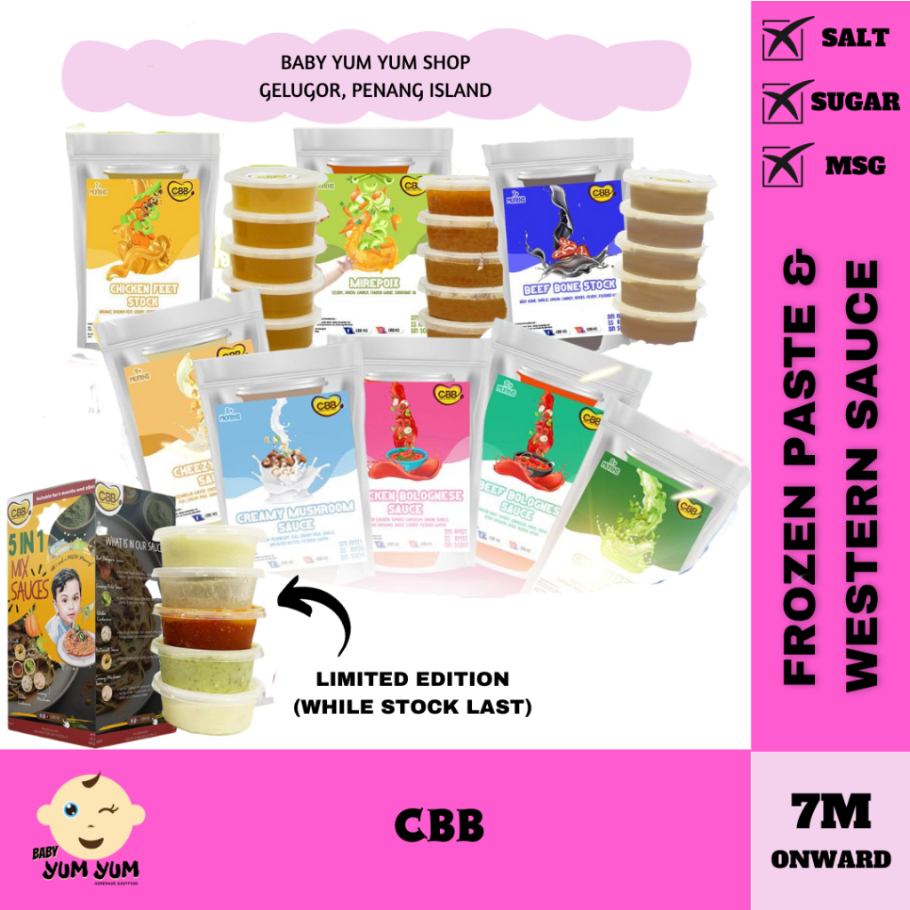 CBB FROZEN BABY FOODS PASTE & SAUCE | Shopee Malaysia