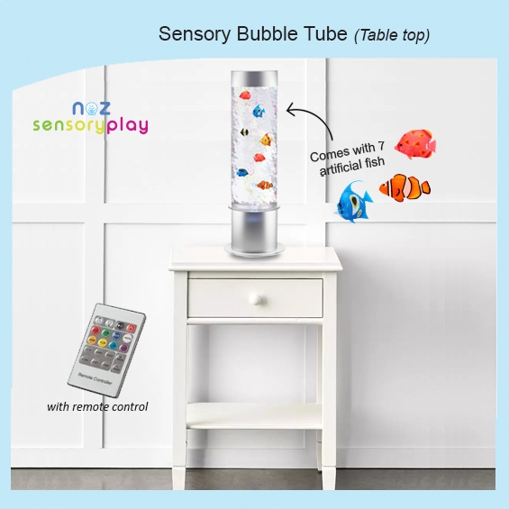 Sensory Bubble Tube Artificial Fish with Remote controller Multi ...