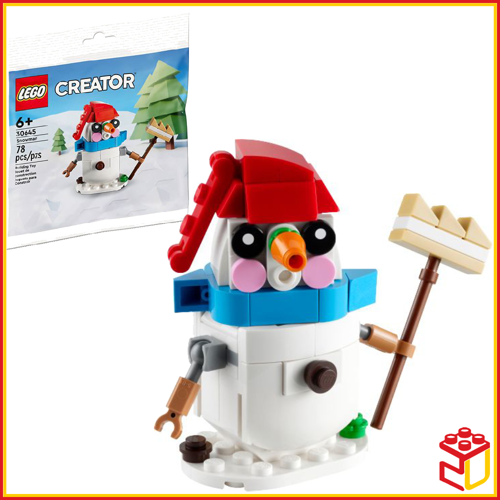 (Ready Stock) 30645 Lego Creator Snowman Building Toy (78 Pieces ...