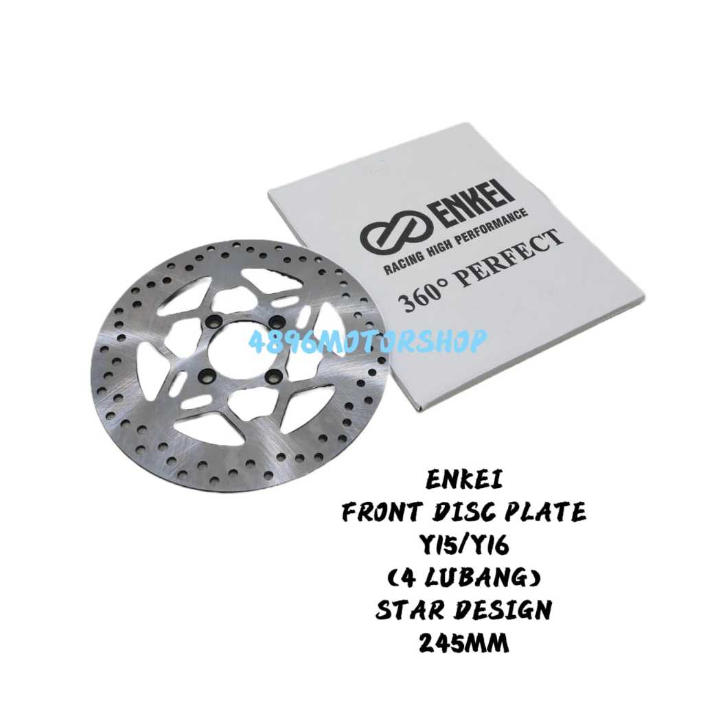 YAMAHA Y15ZR Y16ZR 245MM FRONT DISC PLATE ENKEI 4 HOLES LUBANG MODIFY PNP LC Y125Z SPORT RIM ...