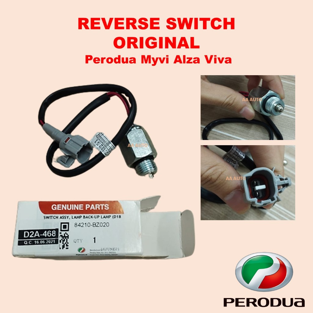 ORIGINAL Perodua Myvi ALZA VIVA AXIA MANUAL Reverse Switch, Back up ...