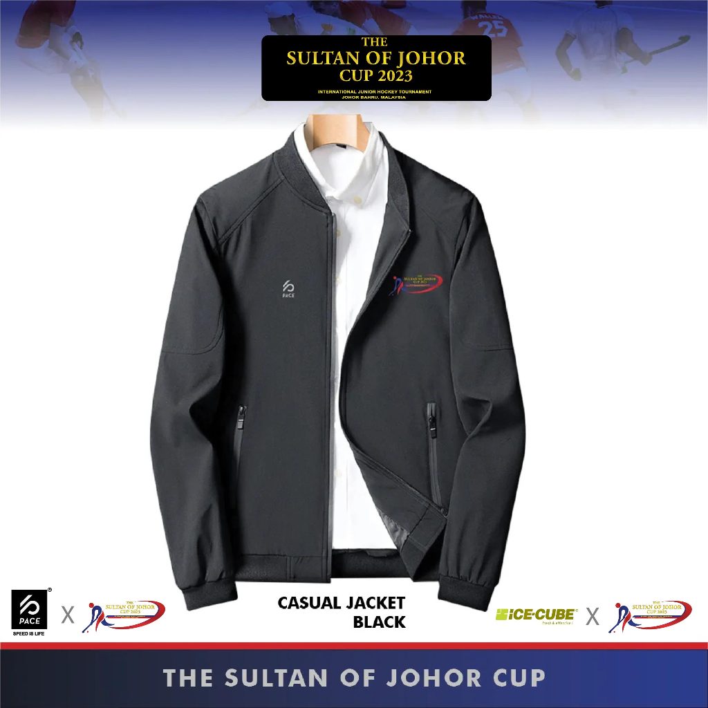 THE SULTAN OF JOHOR CUP - CASUAL JACKET (BLACK) | Shopee Malaysia