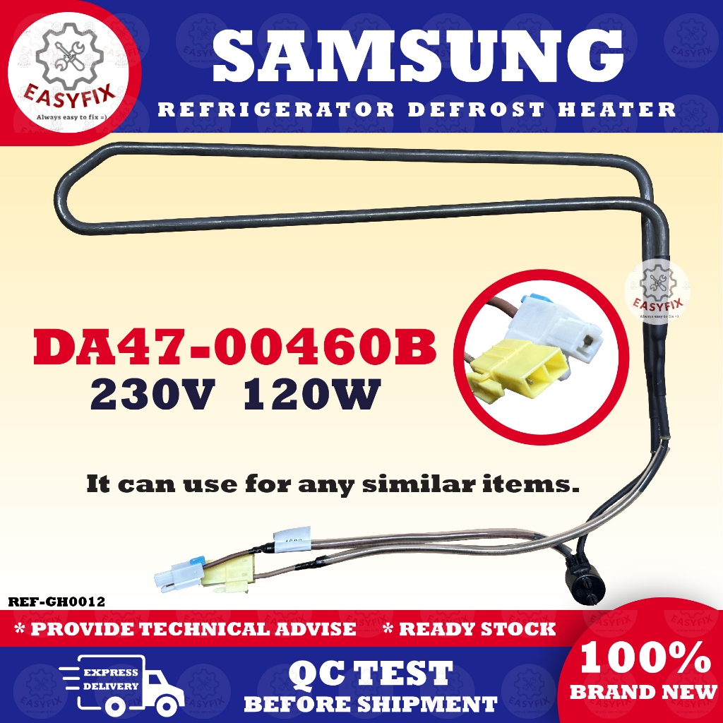 (230V 120W) DA47-00460B SAMSUNG REFRIGERATOR DEFROST HEATER FRIDGE ...