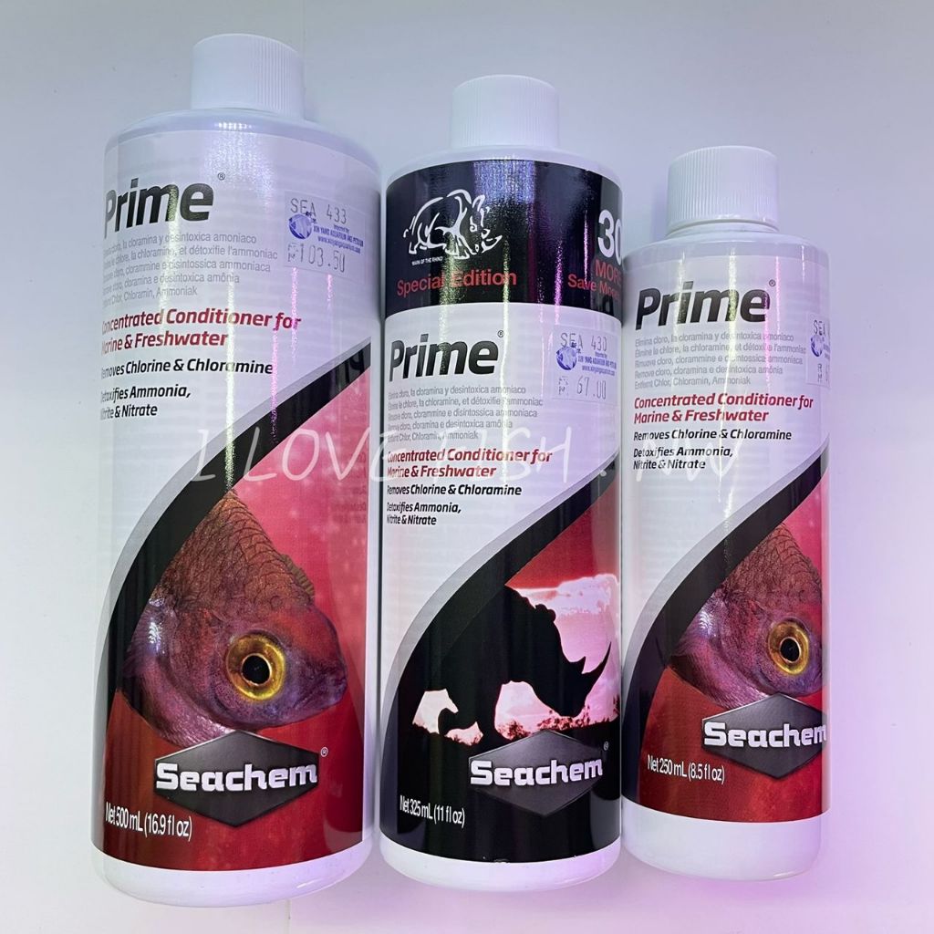 SEACHEM Prime Anti - Chlorine ( 50ml / 100ml / 250ml / 325ml / 500ml ...