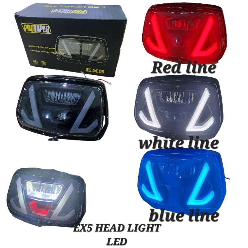 Ex5 dream ex5 high power head light led lampu depan protaper | Shopee ...