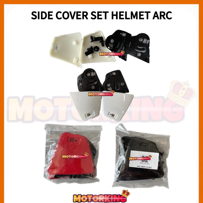 SIDE COVER SET HELMET ARC RITZ-S VX-S FULL SET PLUG N PLAY | Shopee ...