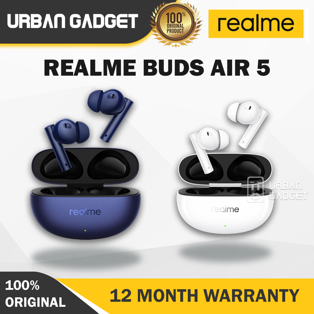 (100% ORIGINAL) REALME BUDS AIR 6 AIR 5 PRO AIR 3 3S T300 T110 T100 Bluetooth Earbuds Noise ...