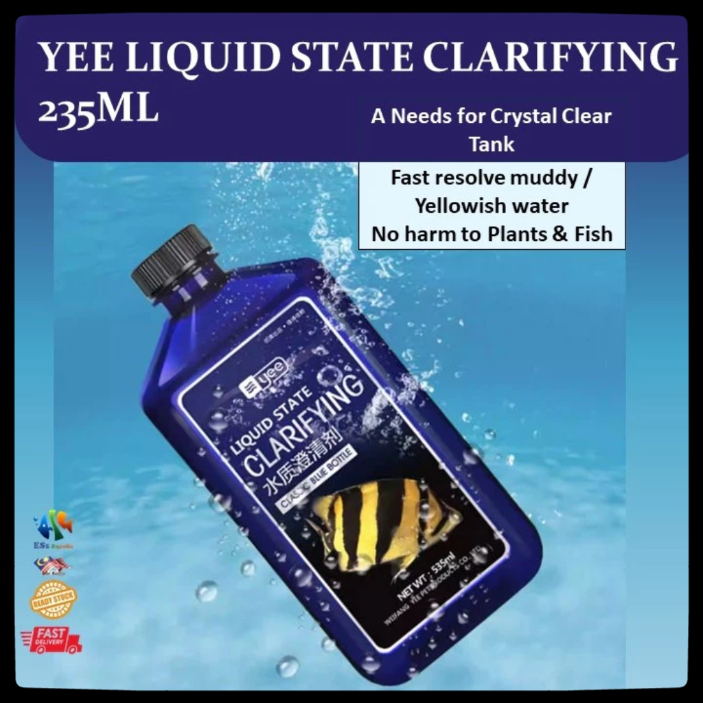 YEE Aquarium Water Clarifying Liquid Clear Fast Water Clarifier Water ...