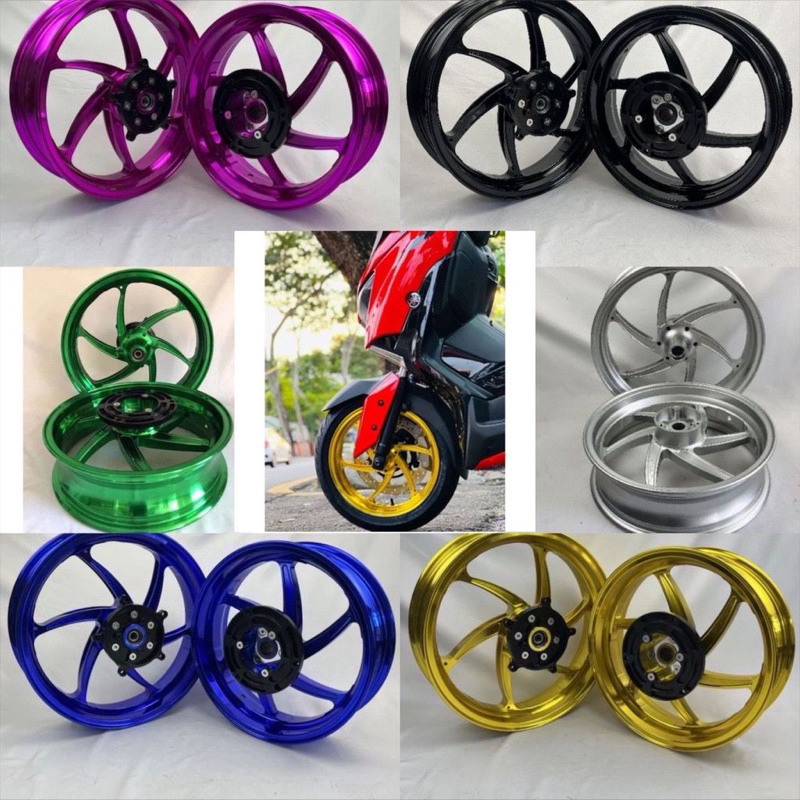 YAMAHA XMAX / XMAX250 LATEST FORGED CNC ALLOY SPORT RIM PREMIUM QUALITY ...