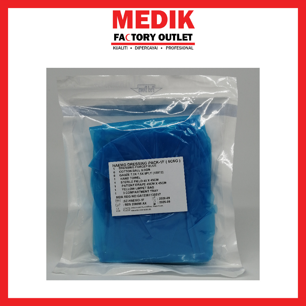 Disposable Basic Dressing Set with Forcep | Shopee Malaysia