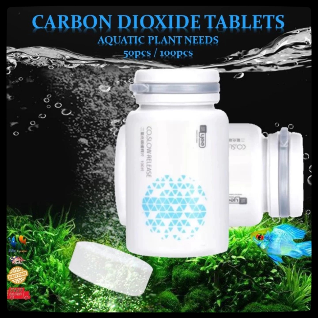 YEE Carbon Dioxide CO2 Tablet For Aquarium Plants and reduce Algae Ubat CO2 Karbon Dioksida ...