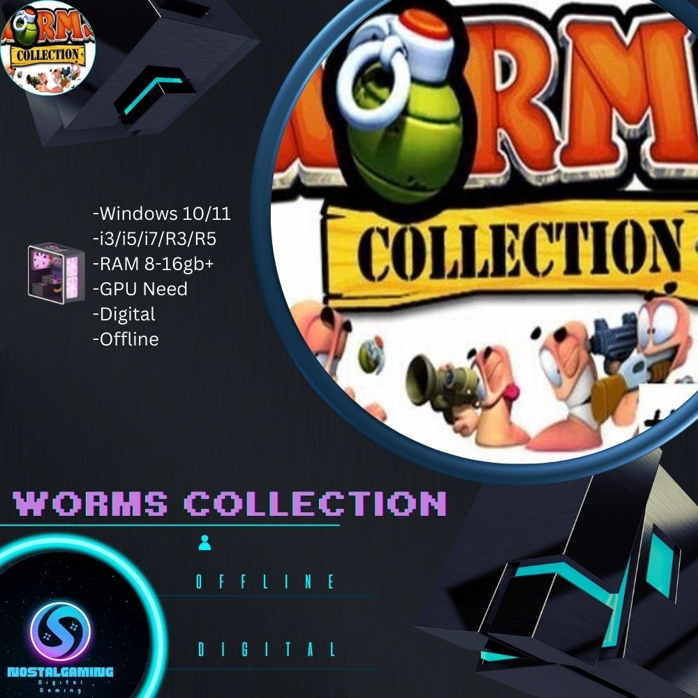 [Pc Game][Digital] Worms Collection | Shopee Malaysia