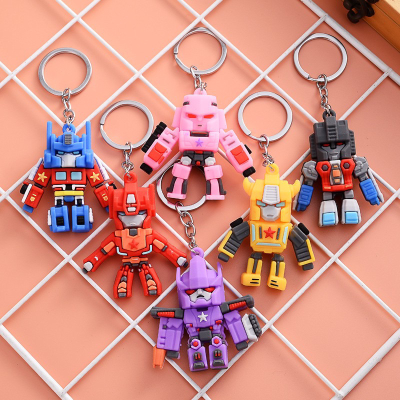 [Ready Stock] 3D Transformer Megatron Optimus Prime Bumble Bee Rubber ...