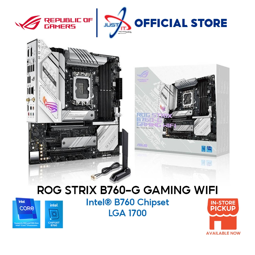 ASUS ROG STRIX B760-G WIFI D5 / DDR5 LGA1700 GAMING MOTHERBOARD COMBO ...