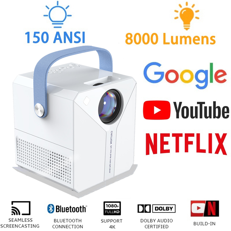 Mini Projector For Room Portable Android Projector Smart Phone ...