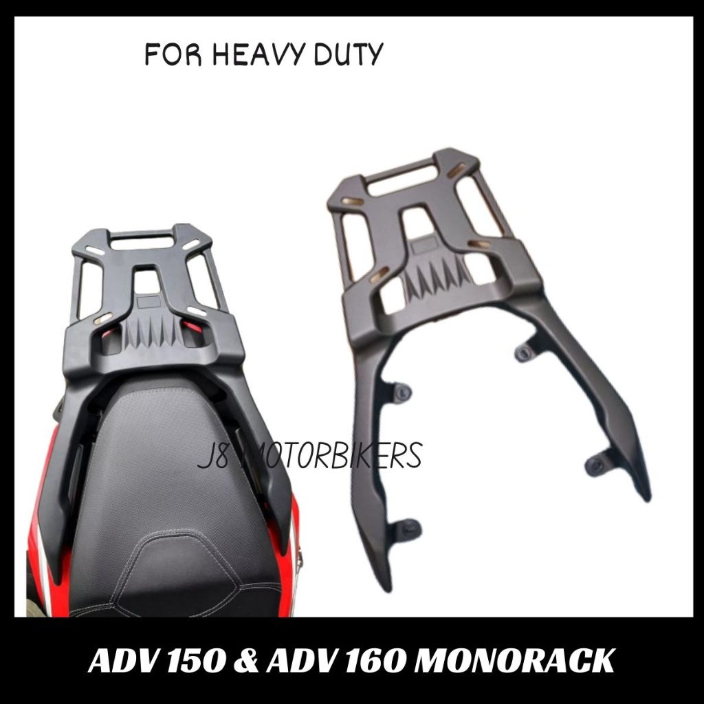 HONDA ADV 150 & ADV 160 Motorcycle Rear Bracket Carrier Tail rack Rear ...