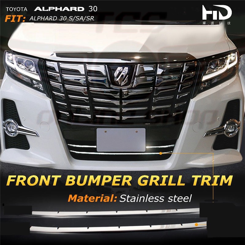 TOYOTA ALPHARD 30 2015-2018 (Aero bumper suspension) Front Bumper ...