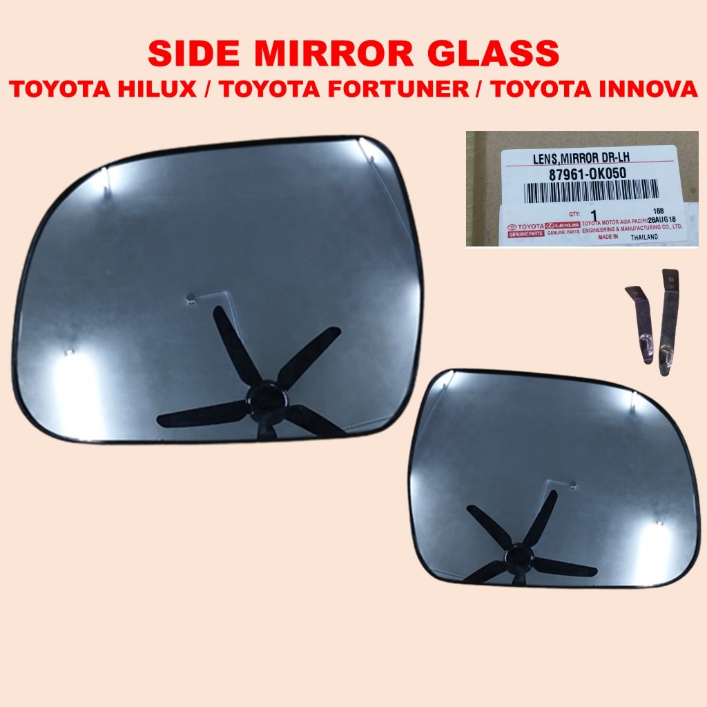 ORIGINAL TOYOTA HILUX / TOYOTA INNOVA / TOYOTA FORTUNER SIDE MIRROR ...