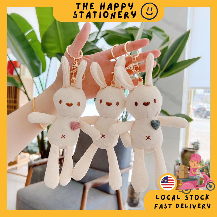 [Ready Stock] Keychain Toy Decoration Bag Pendant Cute Corn Rabbit ...
