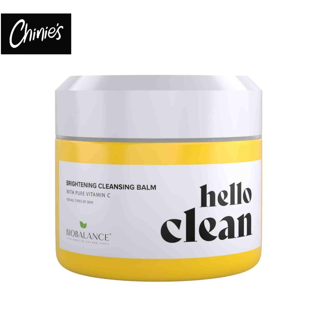 BIOBALANCE HELLO CLEAN BRIGHTENING CLEANSING BALM WITH PURE VITAMIN C ...