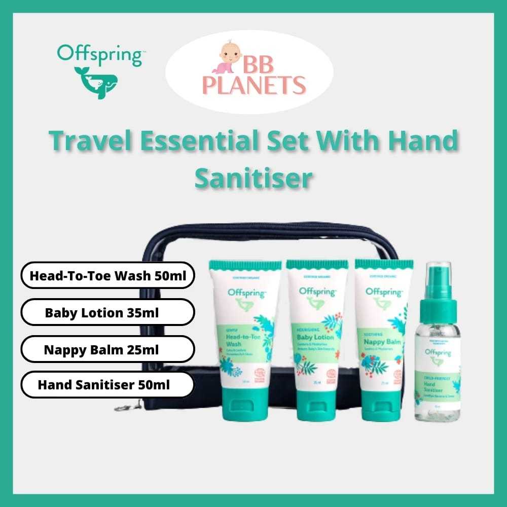 [Buy 1 FOC 1 Kleenex Hanky Tissue] Offspring Travel Essential Set ...