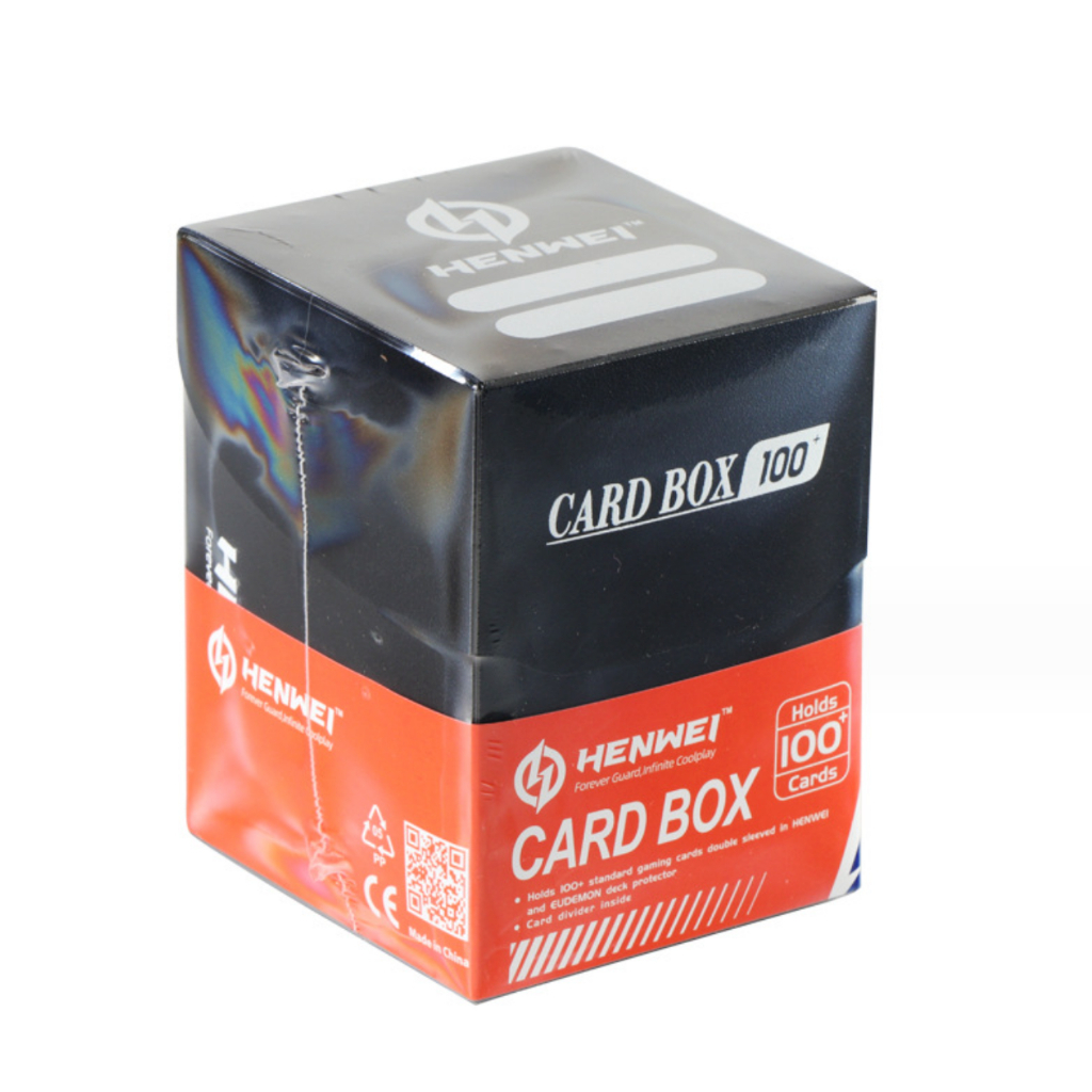 Original HENWEI Deck Box 100+ Card Deck Box Card Storage Box Card Kotak ...