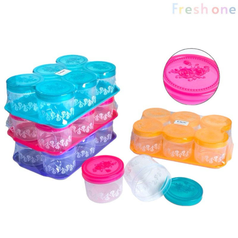 LAVA 6pcs 3D Canister With Tray 740ml / BALANG KUIH & DULANG 3D / Bekas ...