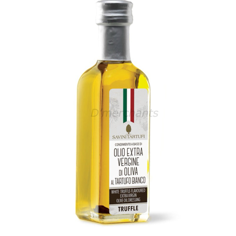 Savini Tartufi White Truffle- Flavored Extra Virgin Olive Oil Dressing ...