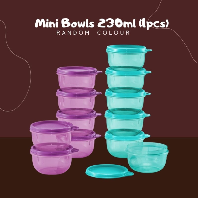 Mini Bowls (1) 250ml by Tupperware | Shopee Malaysia