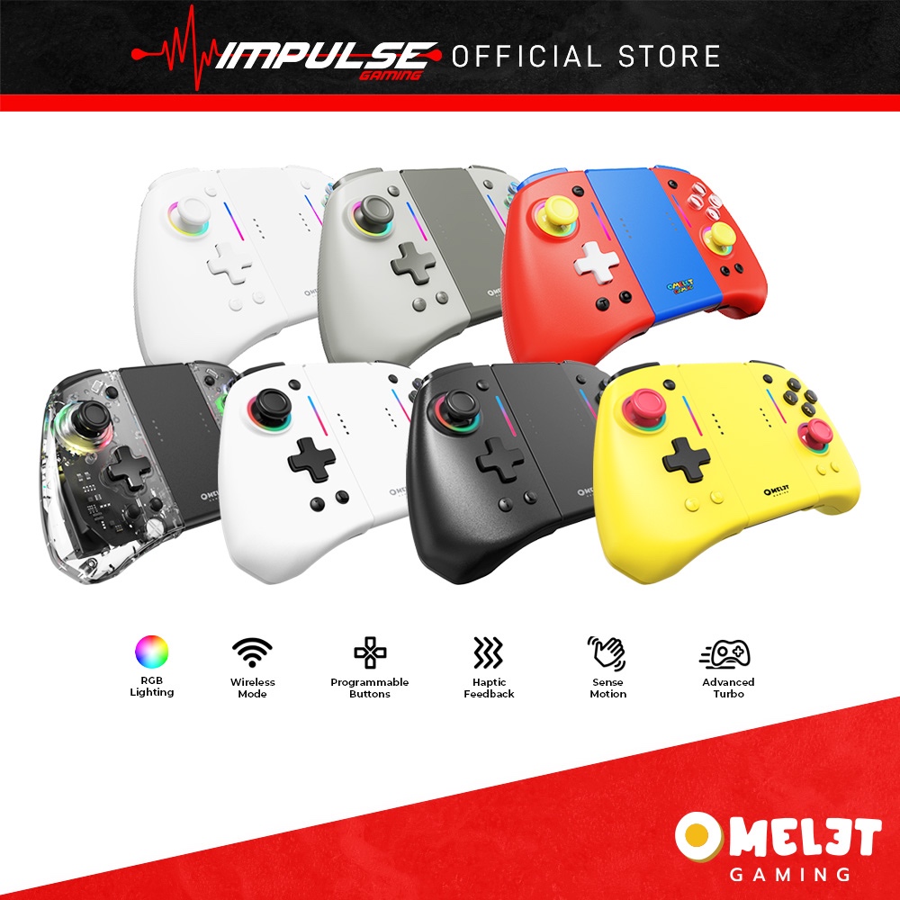 Omelet Gaming NSW Nintendo Switch Pro+ Joy-Pad Wireless Controller ...