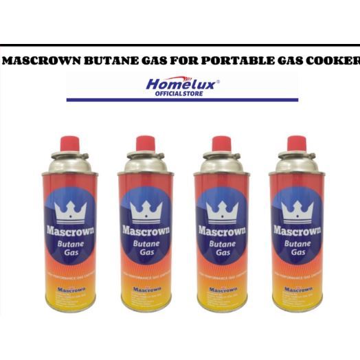 MASCROWN 28 Bottle Liquefied Butane Gas Cartridge Portable Gas Stove ...