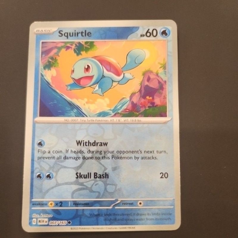 Pokemon 151 Squirtle 007/165 | Shopee Malaysia