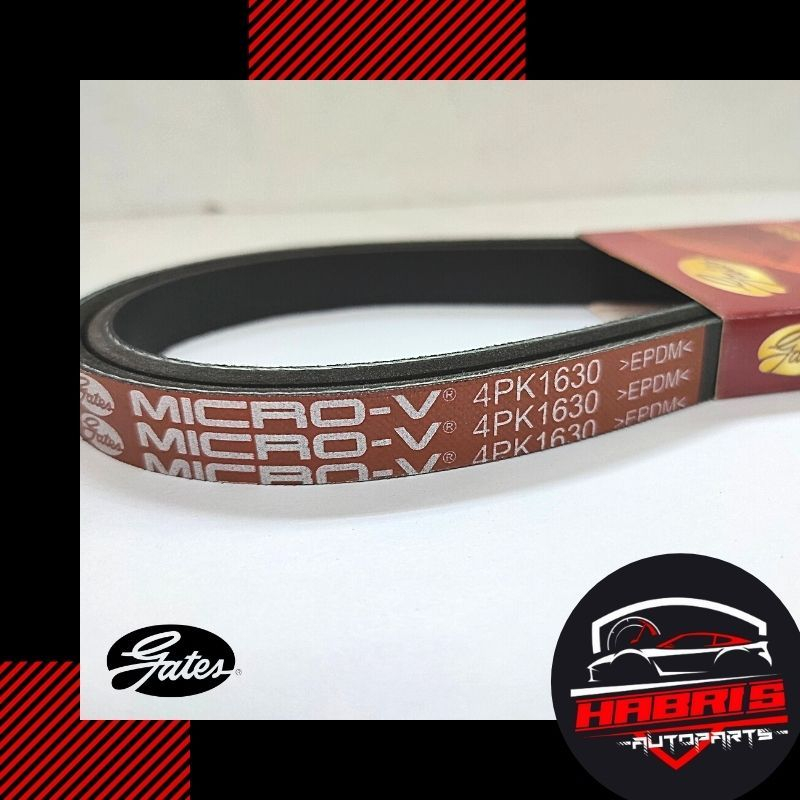[Original GATES] Perodua Myvi Lagi Best 1.3 2012-2016 Fan Belt 4PK1630 ...