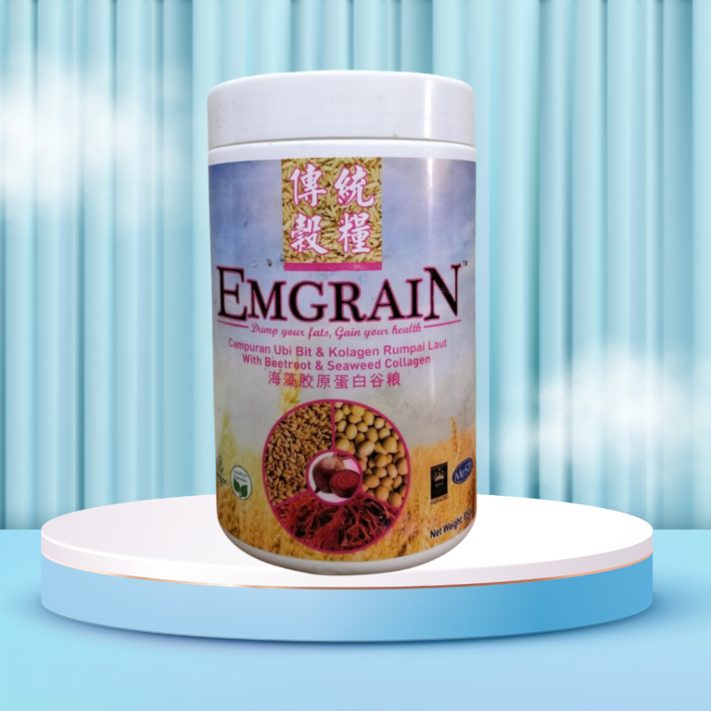 EMGRAIN BEETROOT & SEAWEED COLLAGEN 甜菜根海藻胶原蛋白谷粮(850g) | Shopee Malaysia